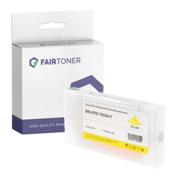 FairToner Kompatibel für Epson C13T653400 / T6534 Druckerpatrone Gelb