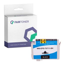 FairToner Kompatibel für Epson C13T07114012 / T0711 Druckerpatrone Schwarz