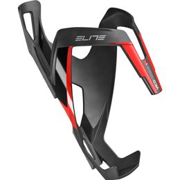 Elite Flaschenhalter Vico Carbon, Schwarz/Rot