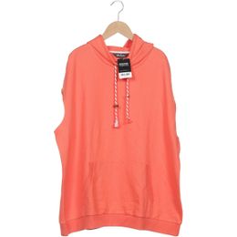 Ulla Popken Damen Kapuzenpullover, orange, Gr. 50