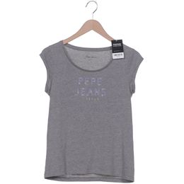 Pepe Jeans Damen T-Shirt, grau, Gr. 38