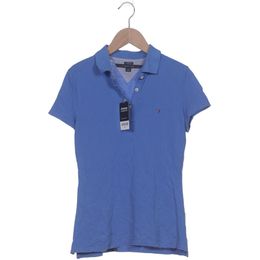 Tommy Hilfiger Damen Poloshirt, blau, Gr. 36