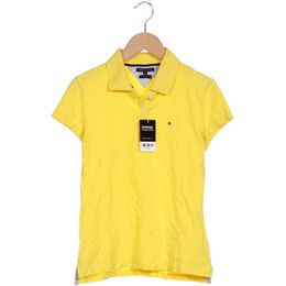 Tommy Hilfiger Damen Poloshirt, gelb, Gr. 38