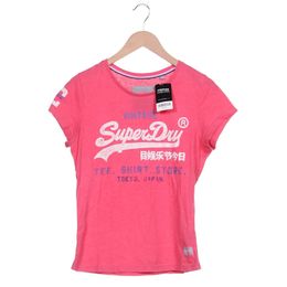 Superdry Damen T-Shirt, pink, Gr. 42