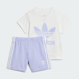 Adidas Trefoil Shorts und T-Shirt Set