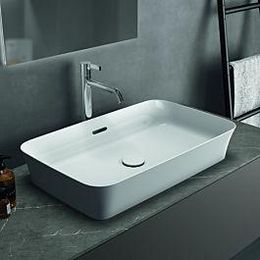 Ideal Standard Ipalyss Aufsatzschale E188701 65x40x12cm, mit Überlauf, ohne Hahnloch, weiß