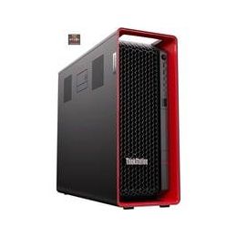 Lenovo ThinkStation P8 (30HH0014GE), PC-System schwarz/rot, Windows 11 Pro 64-Bit