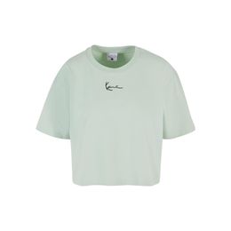 Karl Kani T-Shirt 'Essential' Damen Gr&ouml;&szlig;e M mint / schwarz