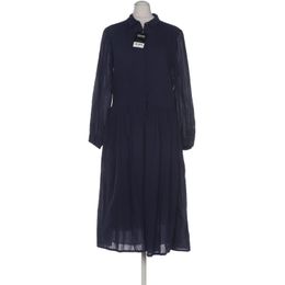 hessnatur Damen Kleid, marineblau, Gr. 34