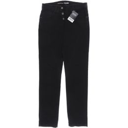 PLEASE Damen Jeans, schwarz, Gr. 0