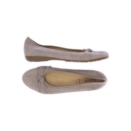 Gabor Damen Ballerinas, beige, Gr. 44