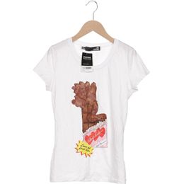 Love Moschino Damen T-Shirt, weiß, Gr. 40