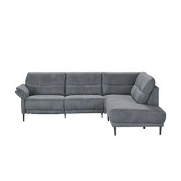 Wohnwert Ecksofa Maya ¦ grau ¦ Maße (cm): B: 268 H: 91 T: 221