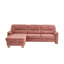 meinSofa Ecksofa Vera ¦ rosa/pink ¦ Maße (cm): B: 270 H: 92 T: 168