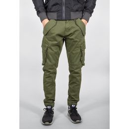 Cargohose Alpha Industries "Alpha Industries Men - Pants Combat Pant LW" Gr. 28, Normalgrößen, grün (dark olive) Herren Hosen