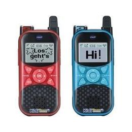 Vtech KidiTalkie Explorer, Walkie-Talkie blau/rot, 2 St&uuml;ck