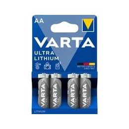 Varta Lithium, Batterie 4 St&uuml;ck, AA