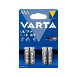 Varta Lithium, Batterie 4 St&uuml;ck, AAA
