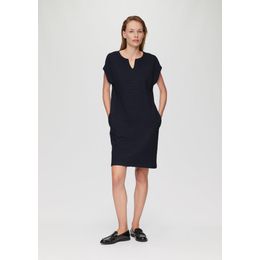 s.Oliver - Ärmelloses Kleid im Fabricmix, Damen, blau, Größe 42