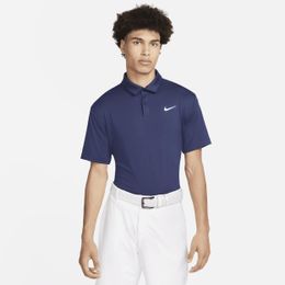 Nike Dri-FIT Tour einfarbiges Golf-Poloshirt für Herren - Blau