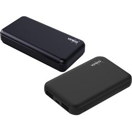 Verico Powerbank 2 St&uuml;ck im Vorteilsset, 10.000mAh + 5.000mAH