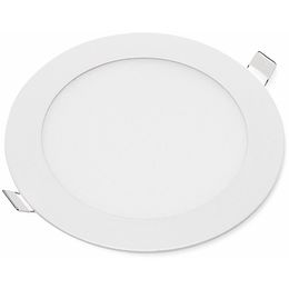 Optonica LED-Einbauleuchte 2604, 12 W, 1000 lm, 6000K, rund, 95 RA, wei&szlig;