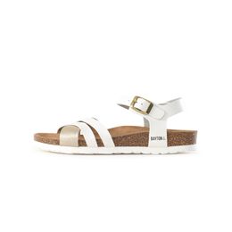 Bayton Strap Sandals 'Denia' female size 41 Gold / White