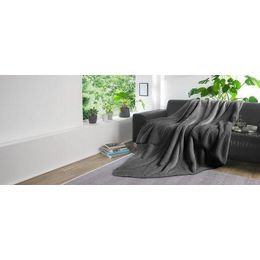 Kinzler Mikrofaser Wohndecke Flanell + Sherpa