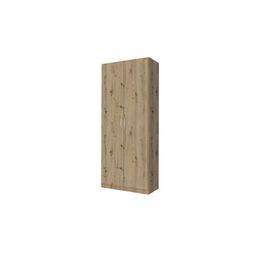 Kleiderschrank Quadra Spin - holzfarben - 91 cm - 210 cm - 54 cm - Sconto