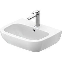 Duravit D-Code Waschtisch 2310550000 55 cm, mit Überlauf und Hahnloch, weiss