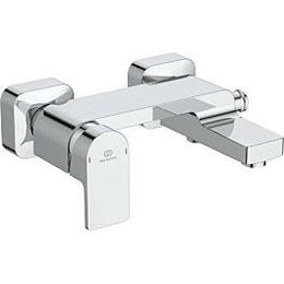Ideal Standard Edge Wannenarmatur A7121AA Aufputz, Ausladung 68-73 mm, verchromt