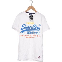 Superdry Herren T-Shirt, weiß, Gr. 46