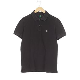 United Colors Of Benetton Herren Poloshirt, schwarz, Gr. 48