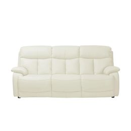 Wohnwert Ledersofa aus Echtleder Ambra ¦ beige ¦ Maße (cm): B: 218 H: