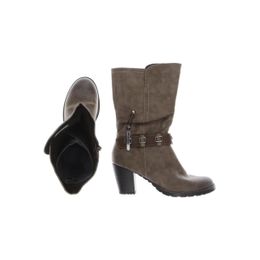 Tamaris Damen Stiefel, beige, Gr. 42