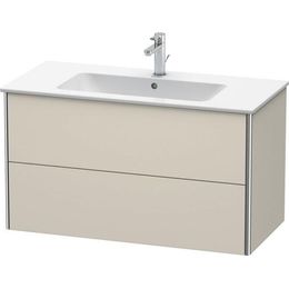 Duravit XSquare Waschtischunterbau wandhängend 101,0 x 47,8 cm, 2 Schubkästen, für Waschtisch ME by Starck 233610