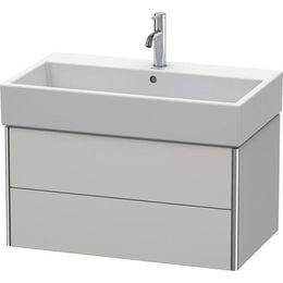 Duravit XSquare Waschtischunterbau wandhängend 78,4x 46,0 cm, 2 Schubkästen, für Waschtisch Vero Air 235080