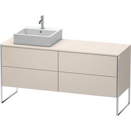 Duravit XSquare Waschtischunterbau stehend 160,0 x 54,8 cm, 4 Auszüge XS4924L