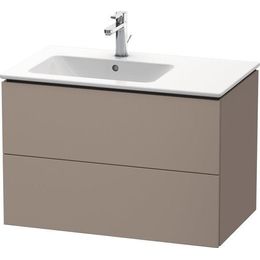 Duravit L-Cube Waschtischunterbau wandhängend 82,0 x 48,1 cm, 2 Schubkästen, für ME by Starck 234583 Becken links