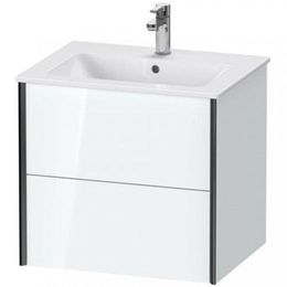 Duravit XViu 4125 Waschtischunterbau wandhängend, 2 Schubkästen, für Waschtisch Me by Starck 233663, 610x480 mm