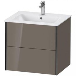 Duravit XViu 4125 Waschtischunterbau wandhängend, 2 Schubkästen, für Waschtisch Me by Starck 233663, 610x480 mm