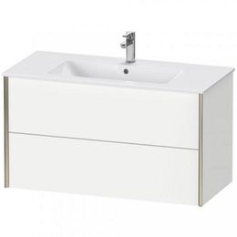 Duravit XViu 4127 Waschtischunterbau wandhängend, 2 Schubkästen, für Waschtisch ME by Starck 233610, 1010x480 mm