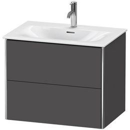 Duravit XSquare Waschtischunterbau wandhängend 71,0x 47,8 cm, 2 Schubkästen, für Waschtisch Viu 234473