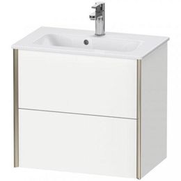 Duravit Durait XViu 4178 Waschtischunterbau wandhängend, 2 Schubkästen, für Waschtisch ME by Starck 234263, 610x390 mm