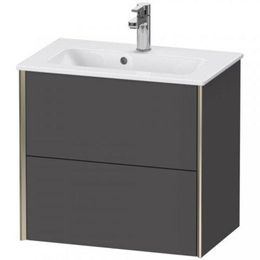 Duravit Durait XViu 4178 Waschtischunterbau wandhängend, 2 Schubkästen, für Waschtisch ME by Starck 234263, 610x390 mm