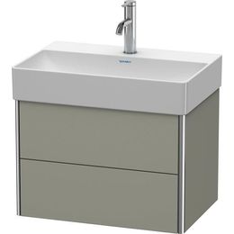 Duravit XSquare Waschtischunterbau Compact wandhängend 58,4x39,0 cm, 2 Schubkästen, für Waschtisch DuraSquare 235660