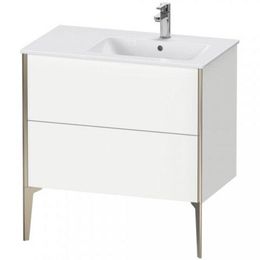 Duravit XViu 4487 Waschtischunterbau stehend, 2 Auszüge, für Waschtisch ME by Starck 234683 Becken rechts, 810x480 mm