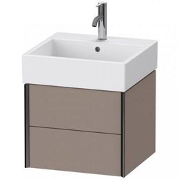 Duravit XViu 4333 Waschtischunterbau wandhängend, 2 Schubkästen, für Waschtisch Vero Air 235050, 484x454 mm