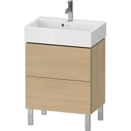 Duravit L-Cube Waschtischunterbau stehend Compact, 2 Auszüge, Breite: 584mm, für Vero Air 236860