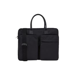 Laptoptasche Tommy Hilfiger "Men TH REPREVE COMPUTER BAG Computer Bag" Gr. B/H/T: 41 cm x 35 cm x 8 cm, schwarz (black) Damen Taschen Herren Tasche Business